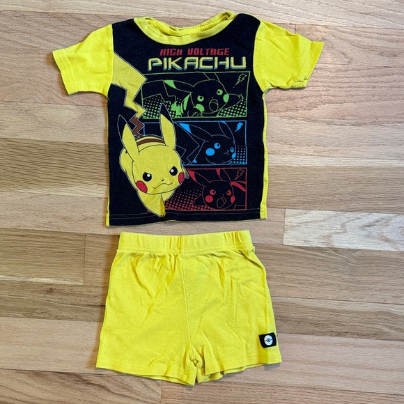 Pokemon | Matching Sets | Pokemon Yellow And Black Pikachu Kids ...